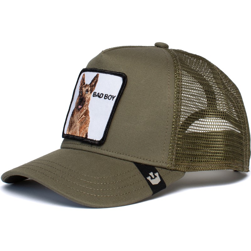 Goorin Bros. German Shepherd Dog Bouncer Green Trucker Hat: Caphunters.hr